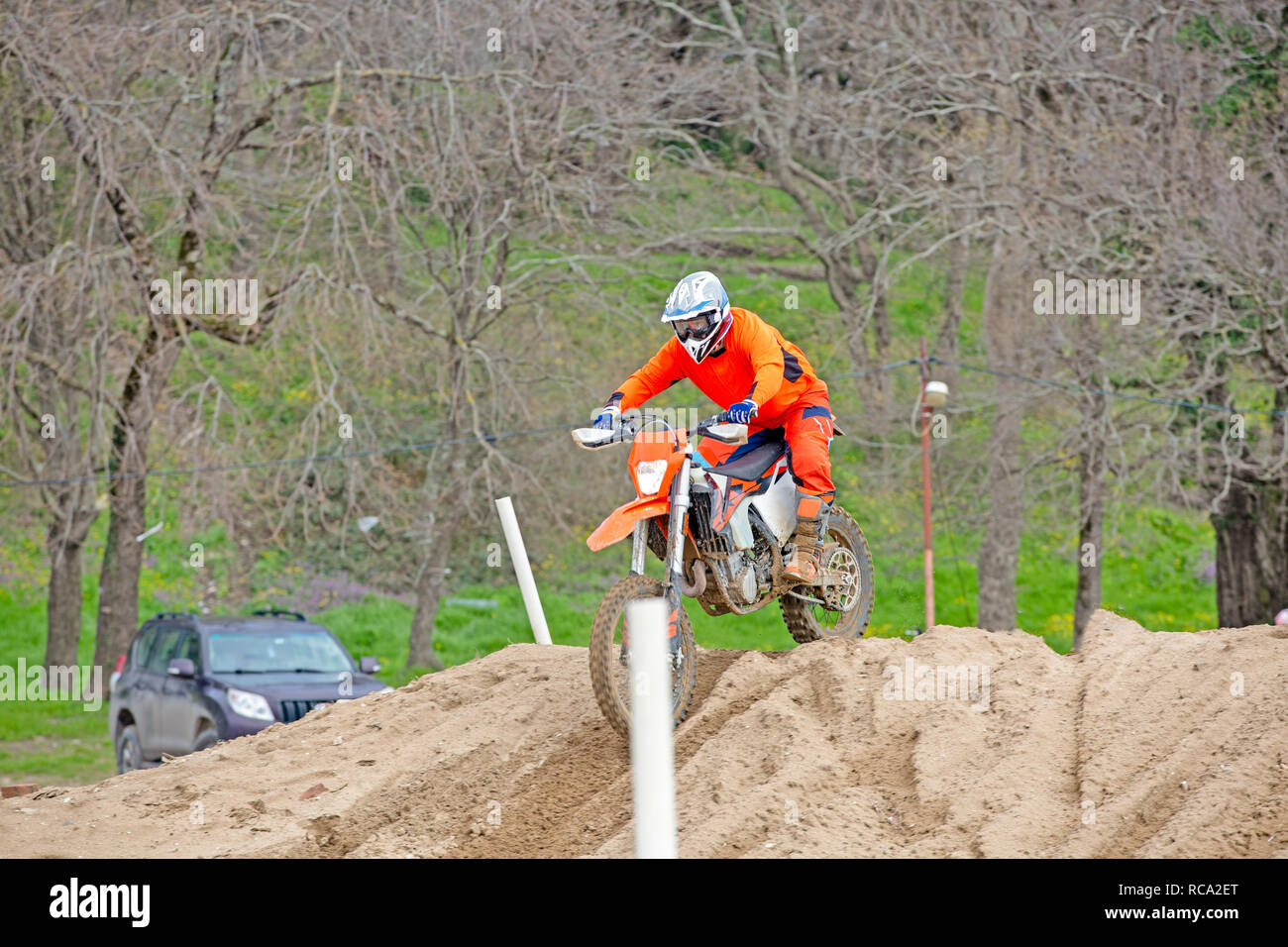 Professional fmx motorcycle rider hi-res stock photography and images ...