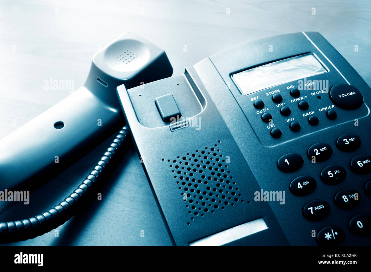 modern corporate office dial telephone Stock Photo - Alamy