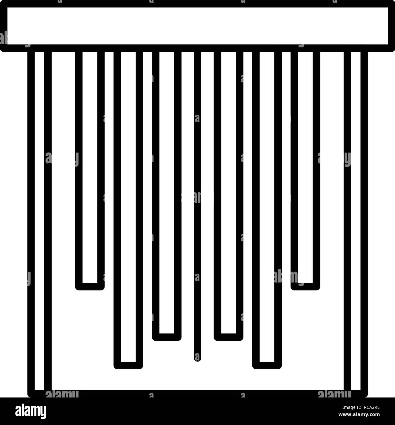 Roll up shutter door Stock Vector Images - Alamy