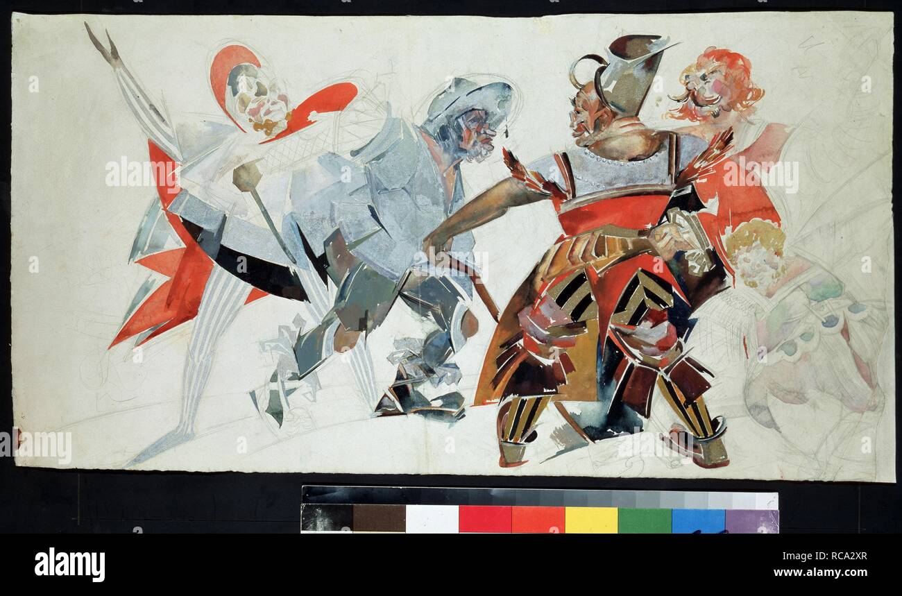Costume design for the opera Meistersinger von Nürnberg by R. Wagner ...