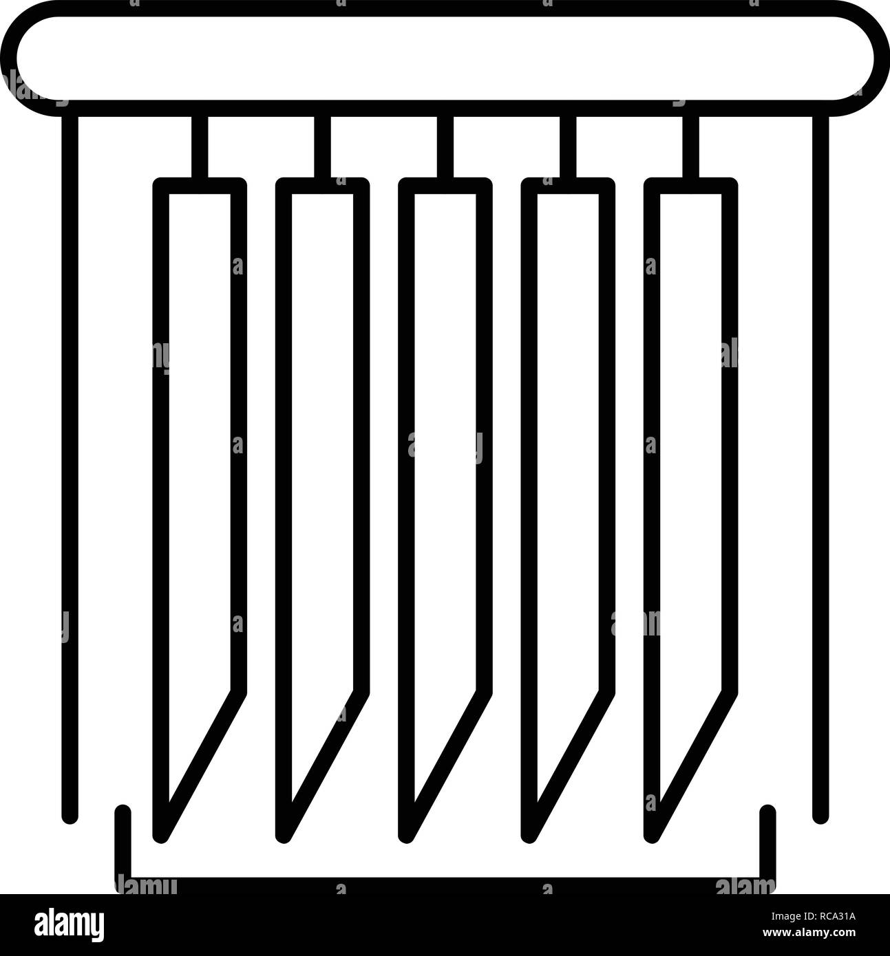 Jalousie icon Black and White Stock Photos & Images - Alamy