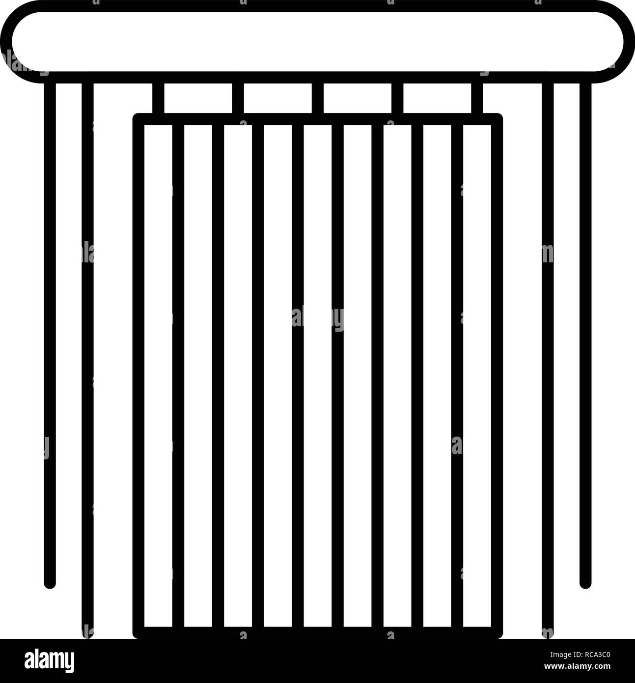 Living room louvers icon, outline style Stock Vector Image & Art - Alamy