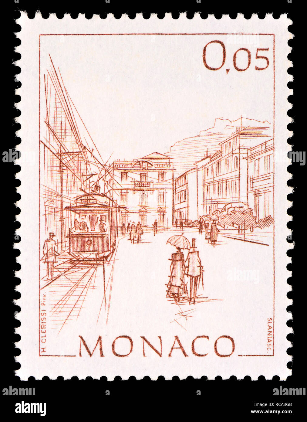 Postage stamp monaco hi-res stock photography and images - Alamy