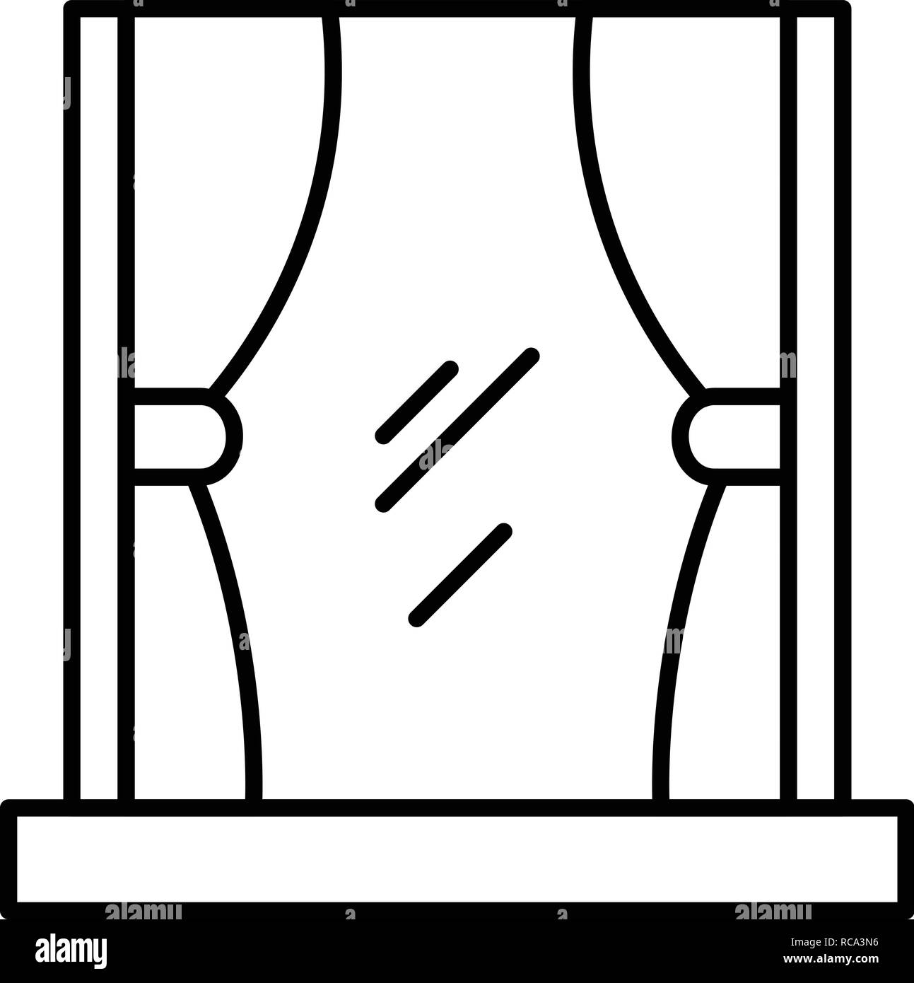 Cornice curtains Black and White Stock Photos & Images - Alamy