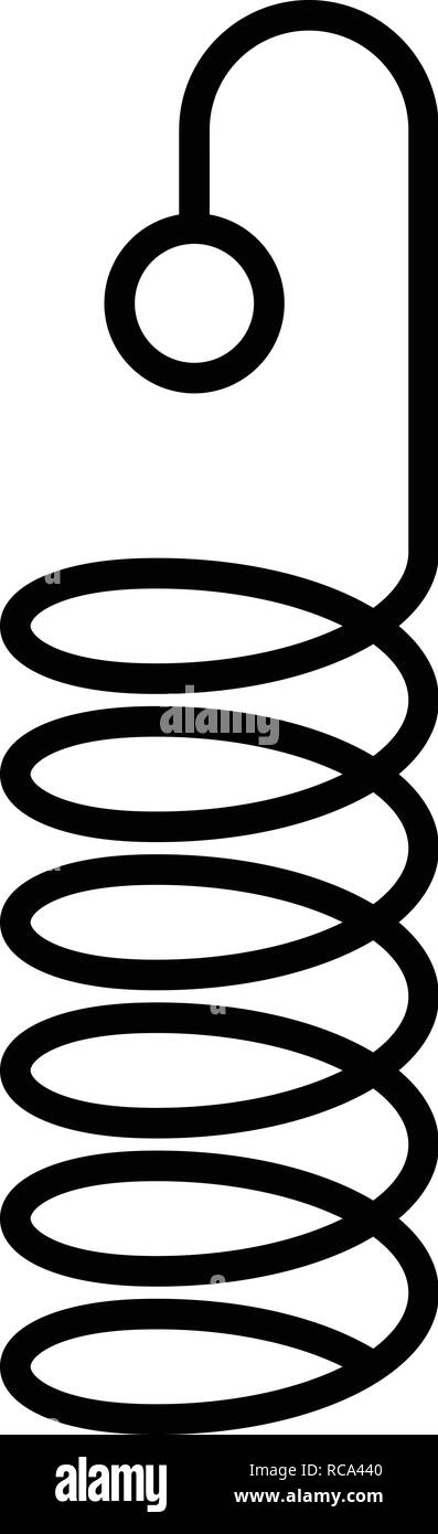 Spiral coil icon, outline style Stock Vector Image & Art - Alamy