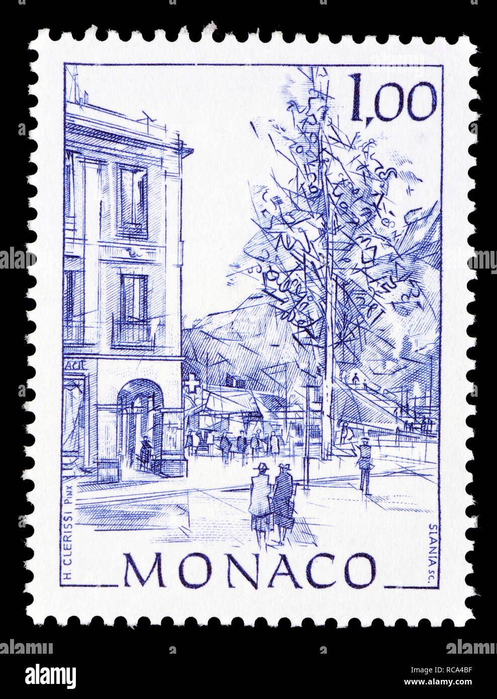 Monaco Stamp High Resolution Stock Photography and Images - Alamy
