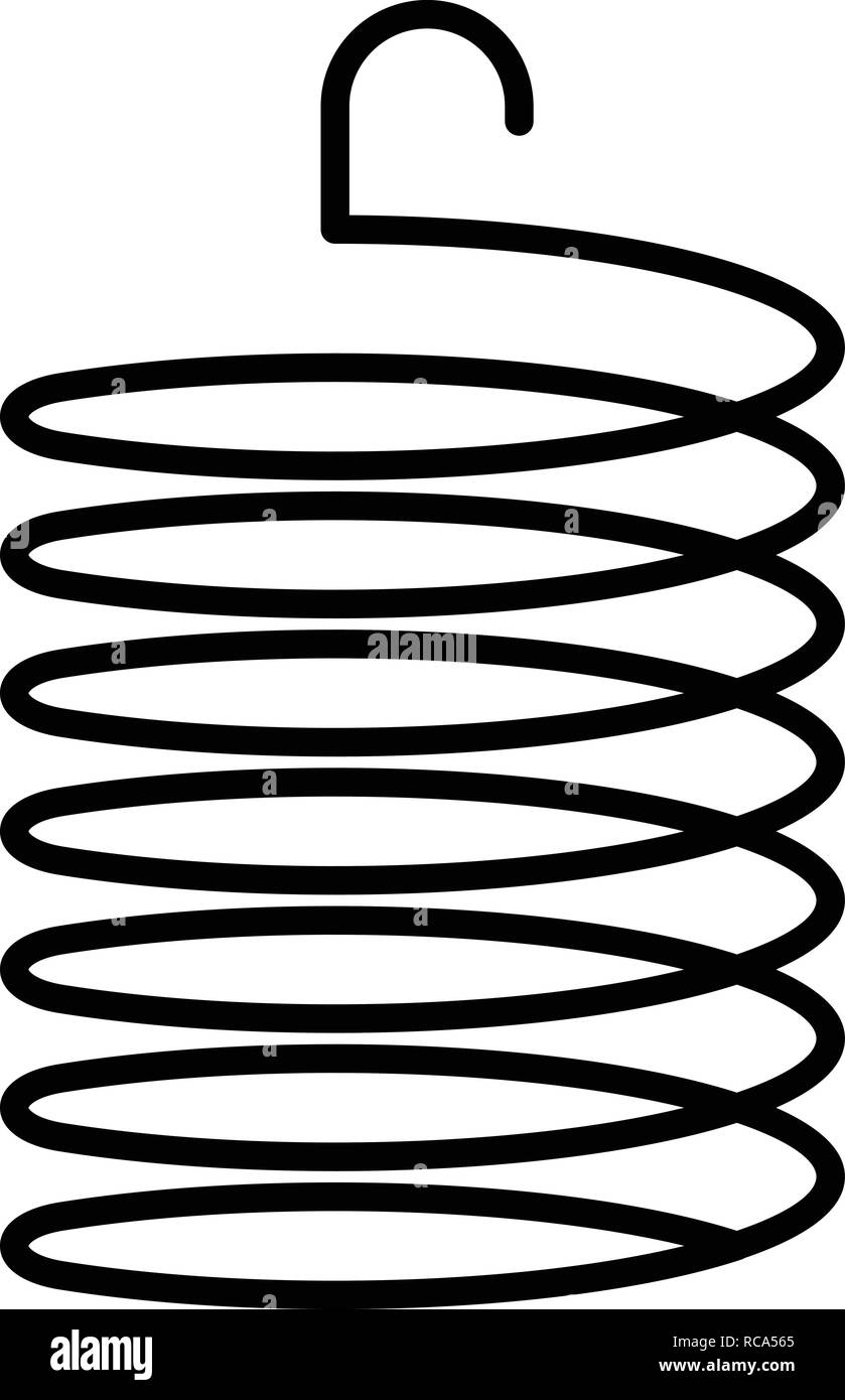 Shape coil icon, outline style Stock Vector Image & Art - Alamy