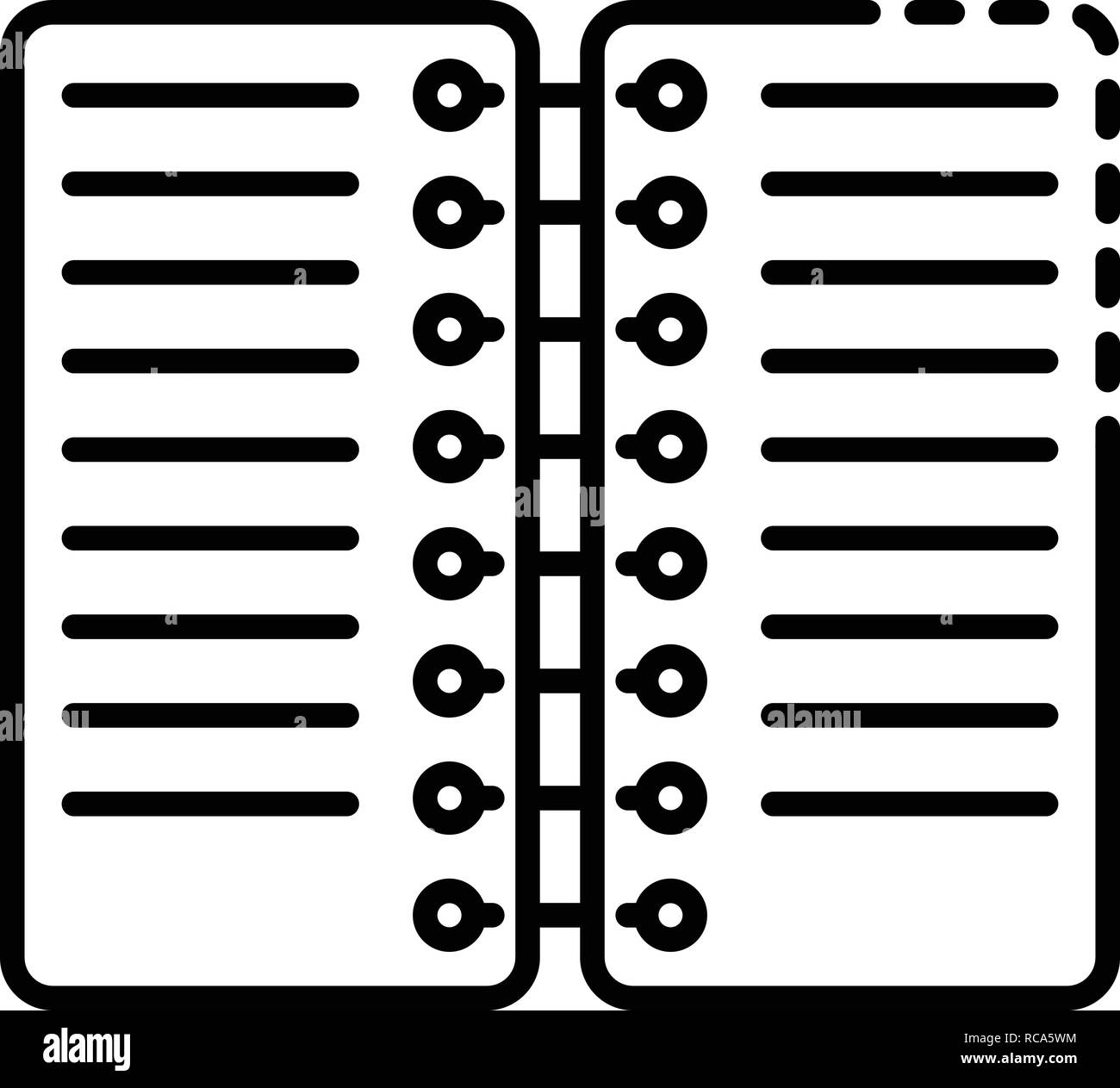 Coil notebook icon, outline style Stock Vector Image & Art - Alamy Coil notebook icon, outline style Stock Vector Image & Art - Alamy