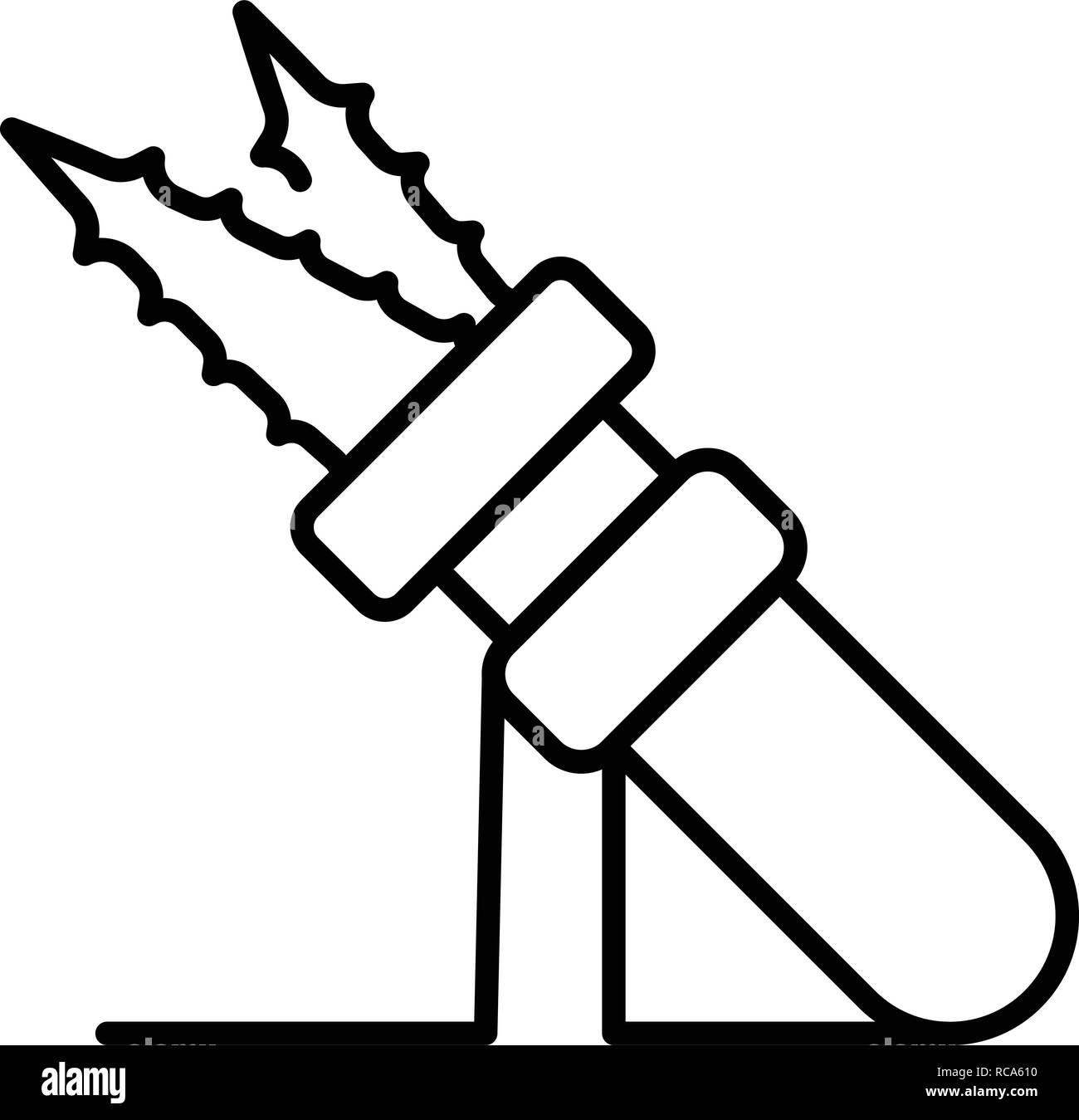 Test tube oil water Stock Vector Images - Alamy