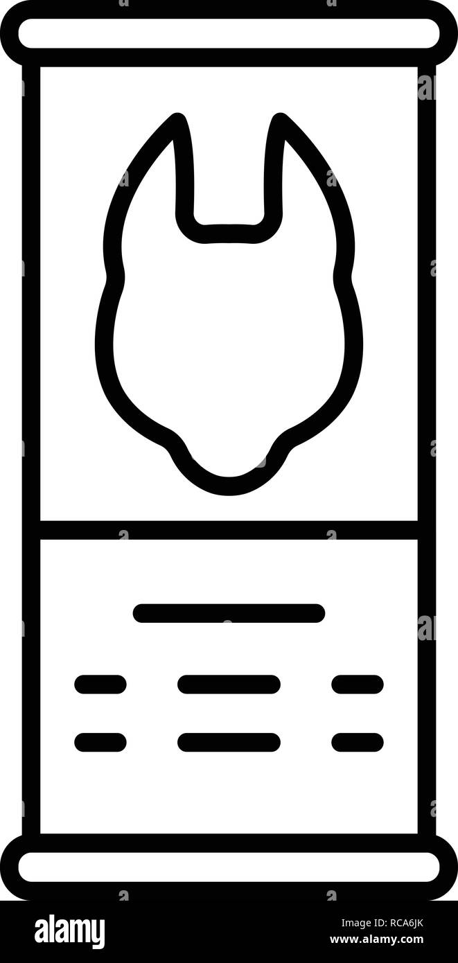 Cat tin can icon Black and White Stock Photos & Images - Alamy