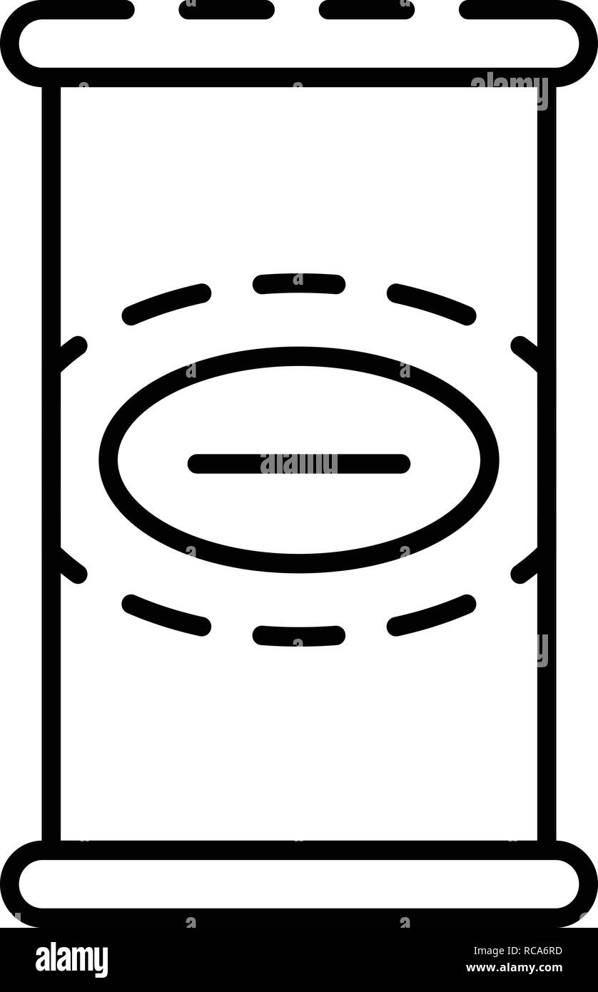 Tin can icon, outline style Stock Vector Image & Art - Alamy