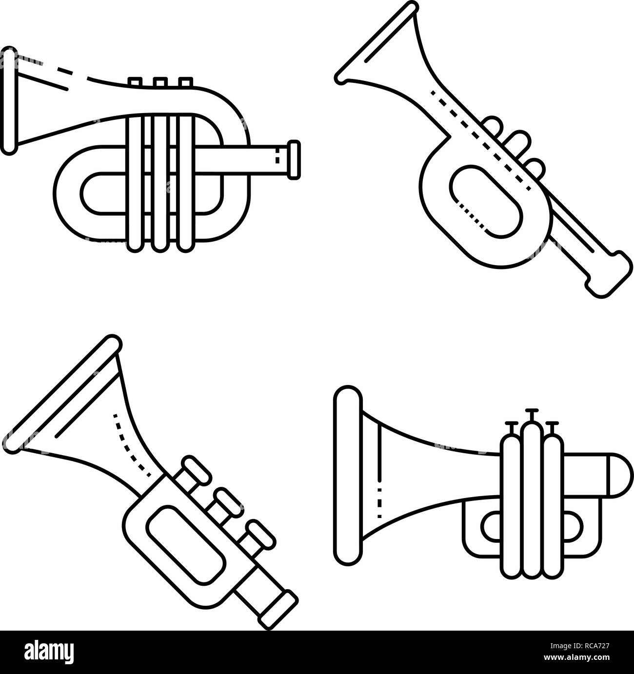 Medieval Trumpet Cut Out Stock Images & Pictures - Alamy