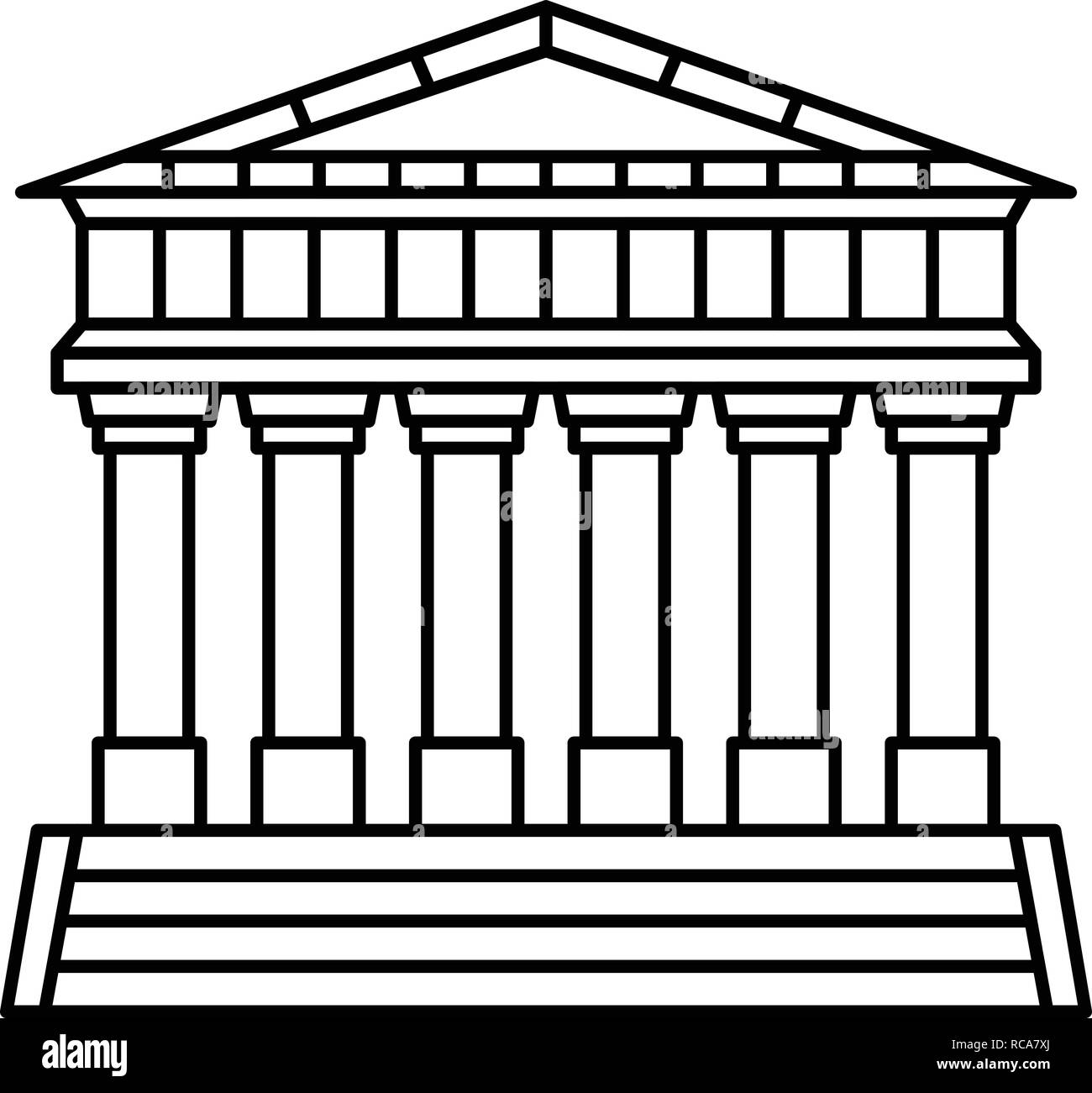 Ancient Roman Temple Black and White Stock Photos & Images - Alamy