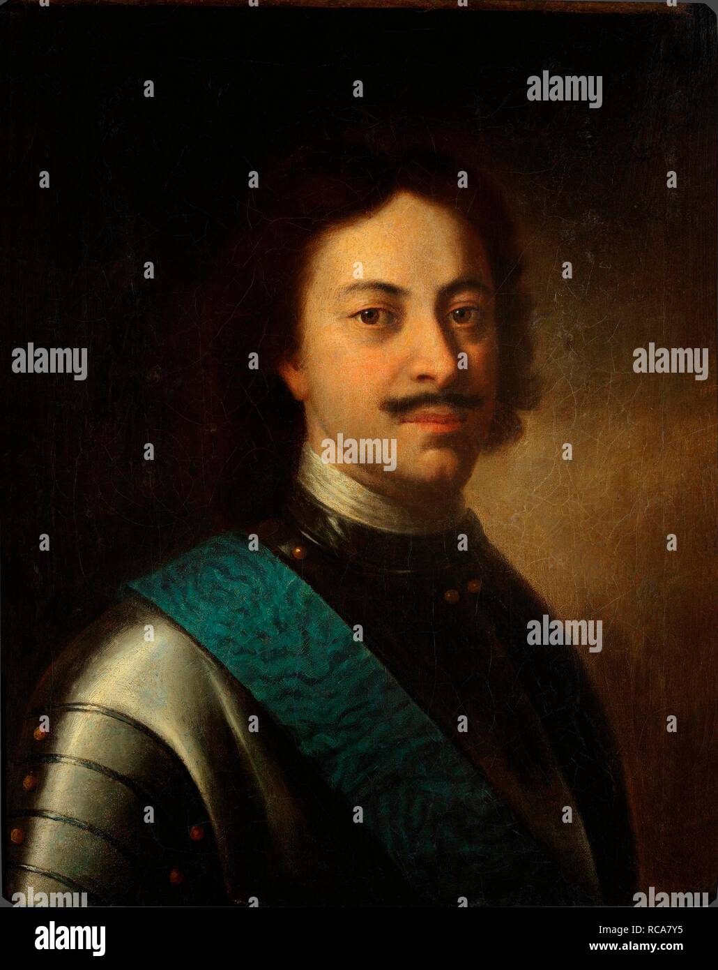 Portrait of Emperor Peter I the Great (1672-1725). Museum: State ...