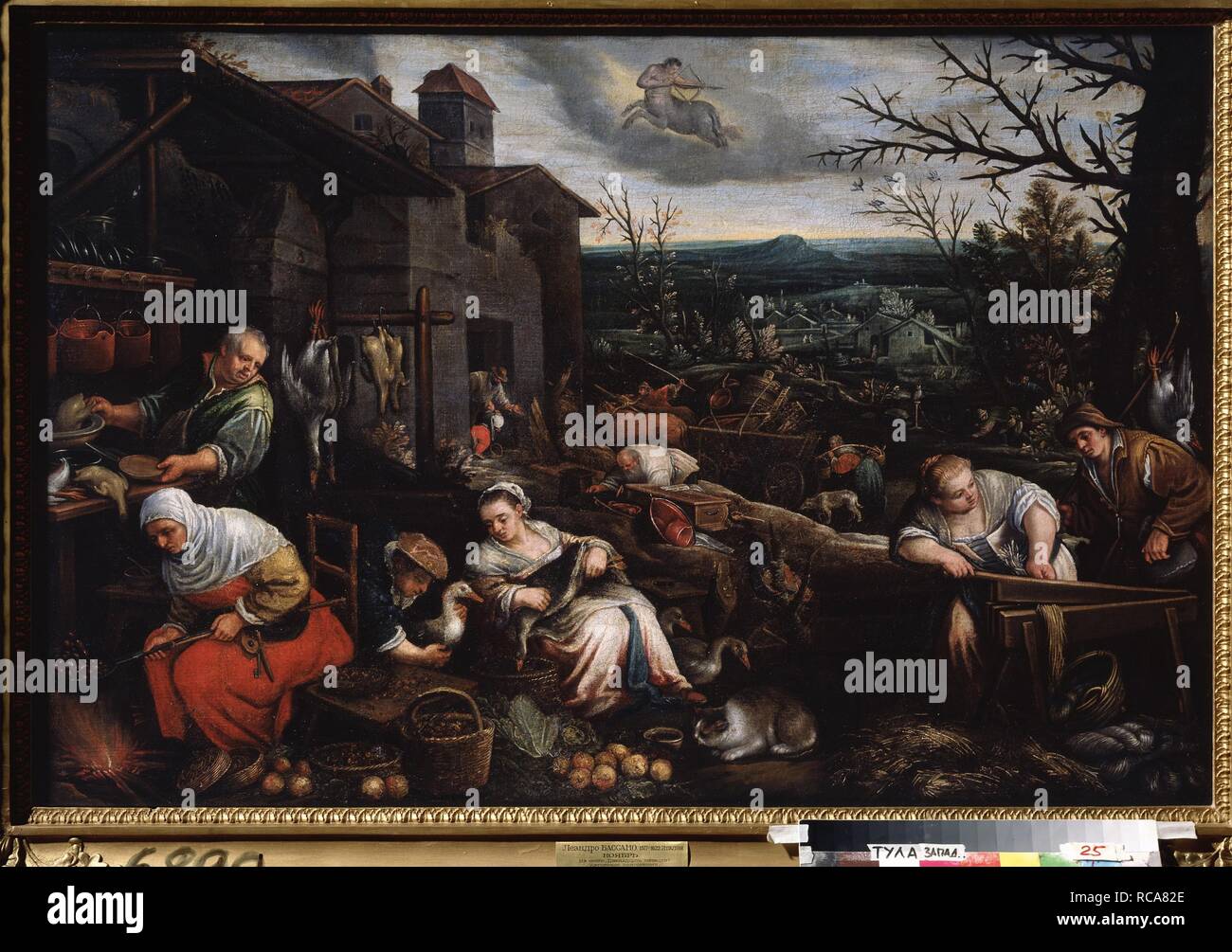 November (From the series The Seasons). Museum: State Art Museum, Tula ...