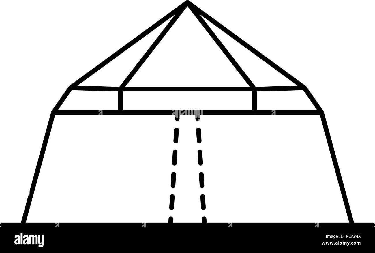 Canopy icon, outline style Stock Vector Image & Art - Alamy