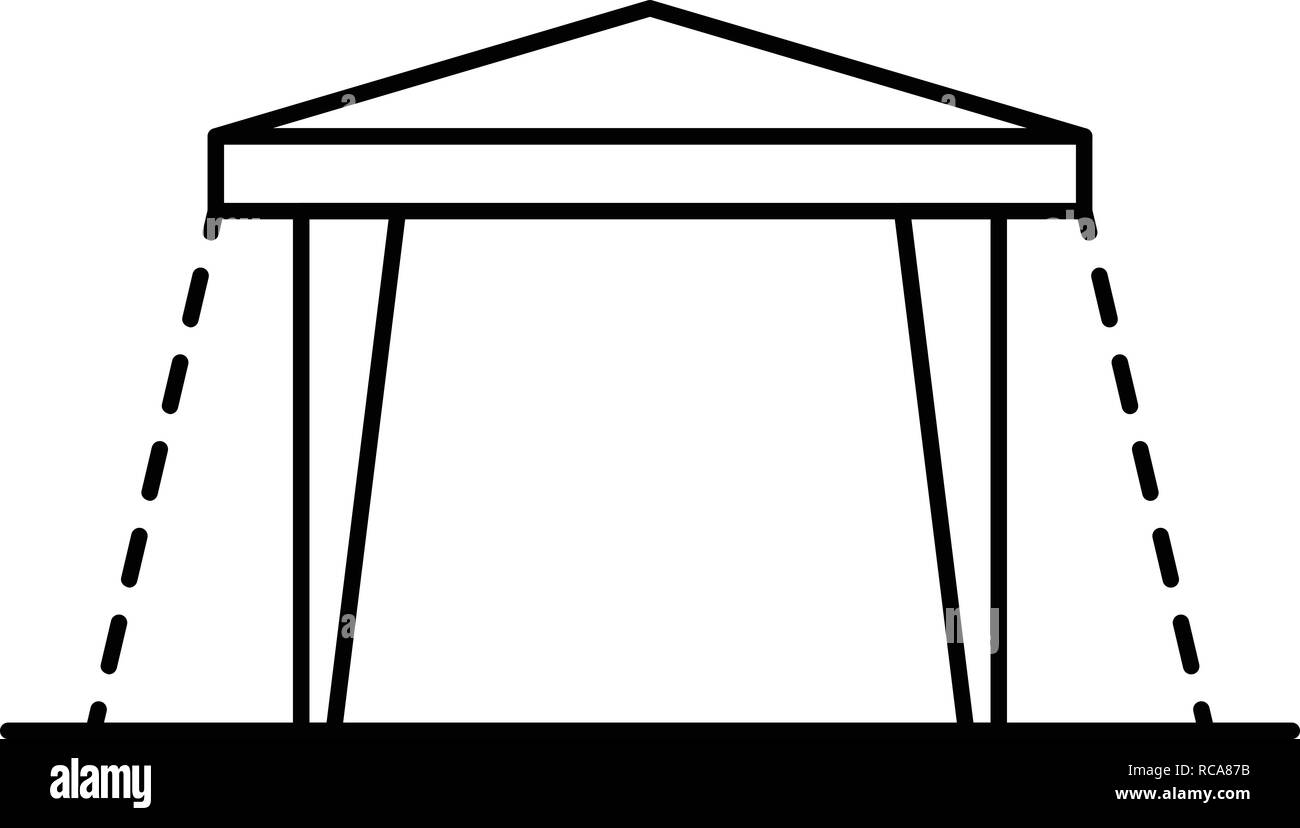 House tent icon, outline style Stock Vector Image & Art - Alamy