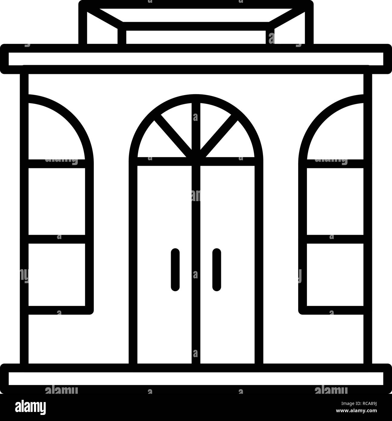 Street shop icon, outline style Stock Vector Image & Art - Alamy