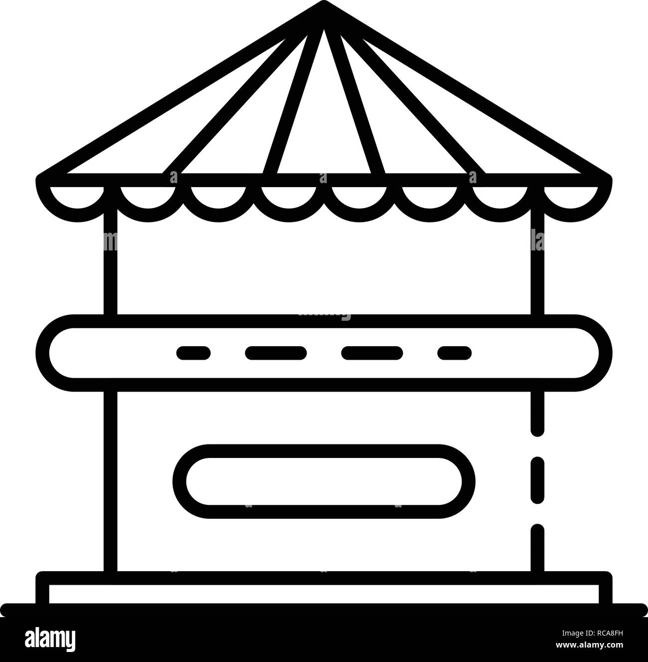 Kiosk icon, outline style Stock Vector Image & Art - Alamy