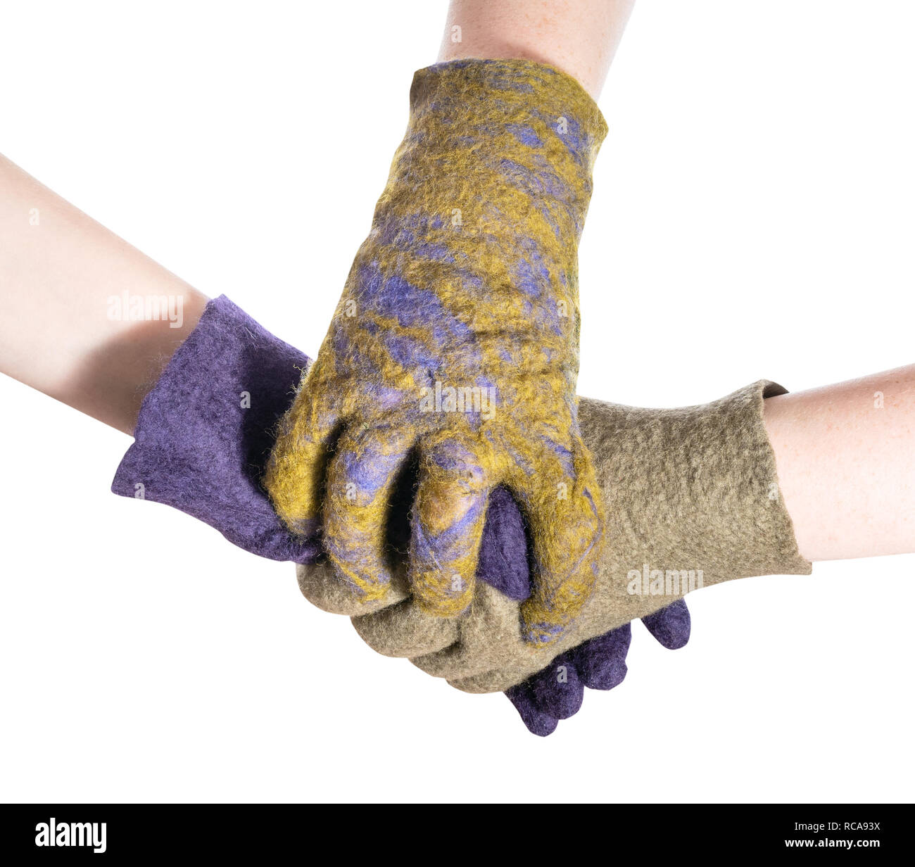 Hand in blue glove covers hi-res stock photography and images - Alamy