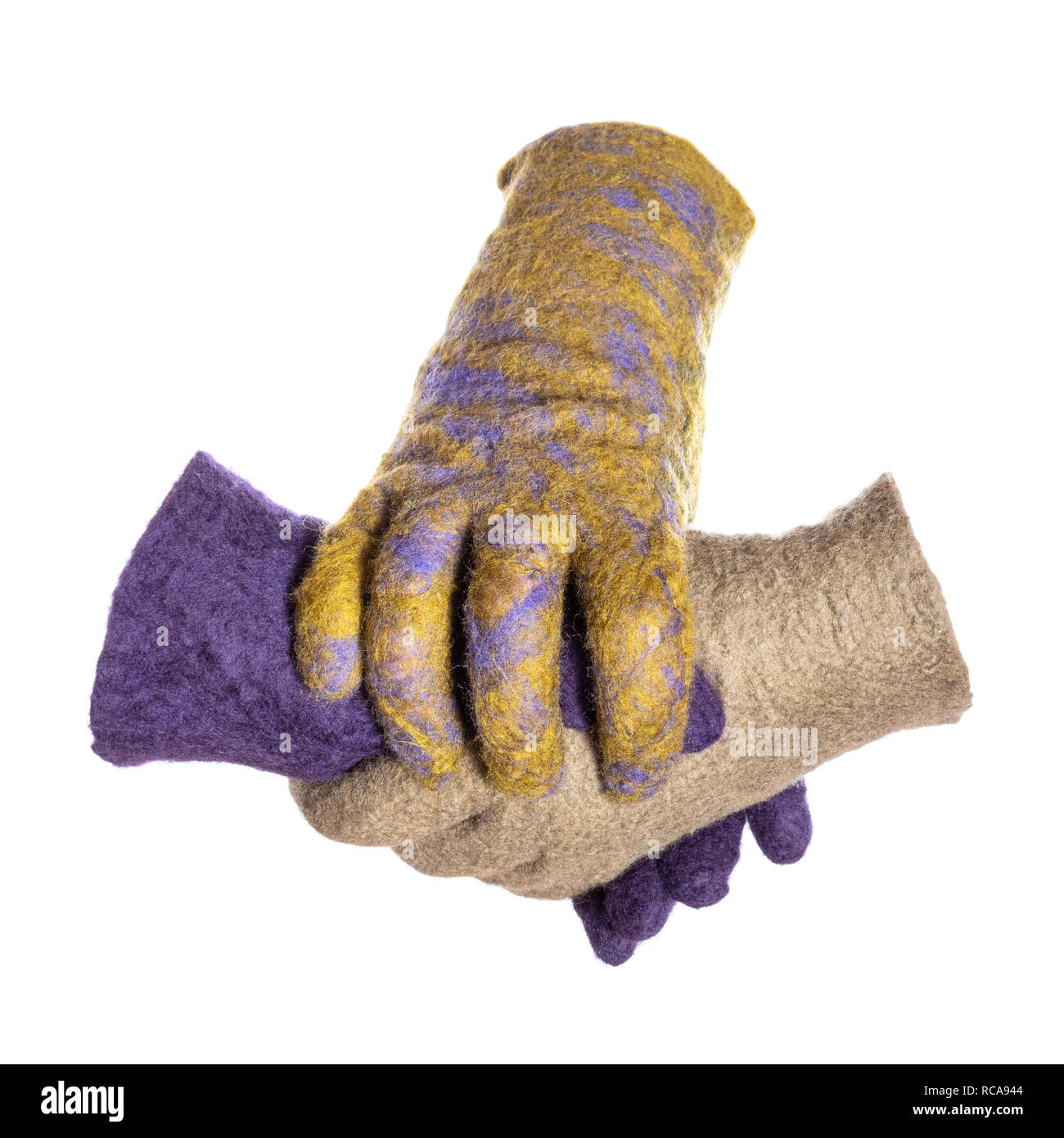 Shake hand glove hi-res stock photography and images - Alamy