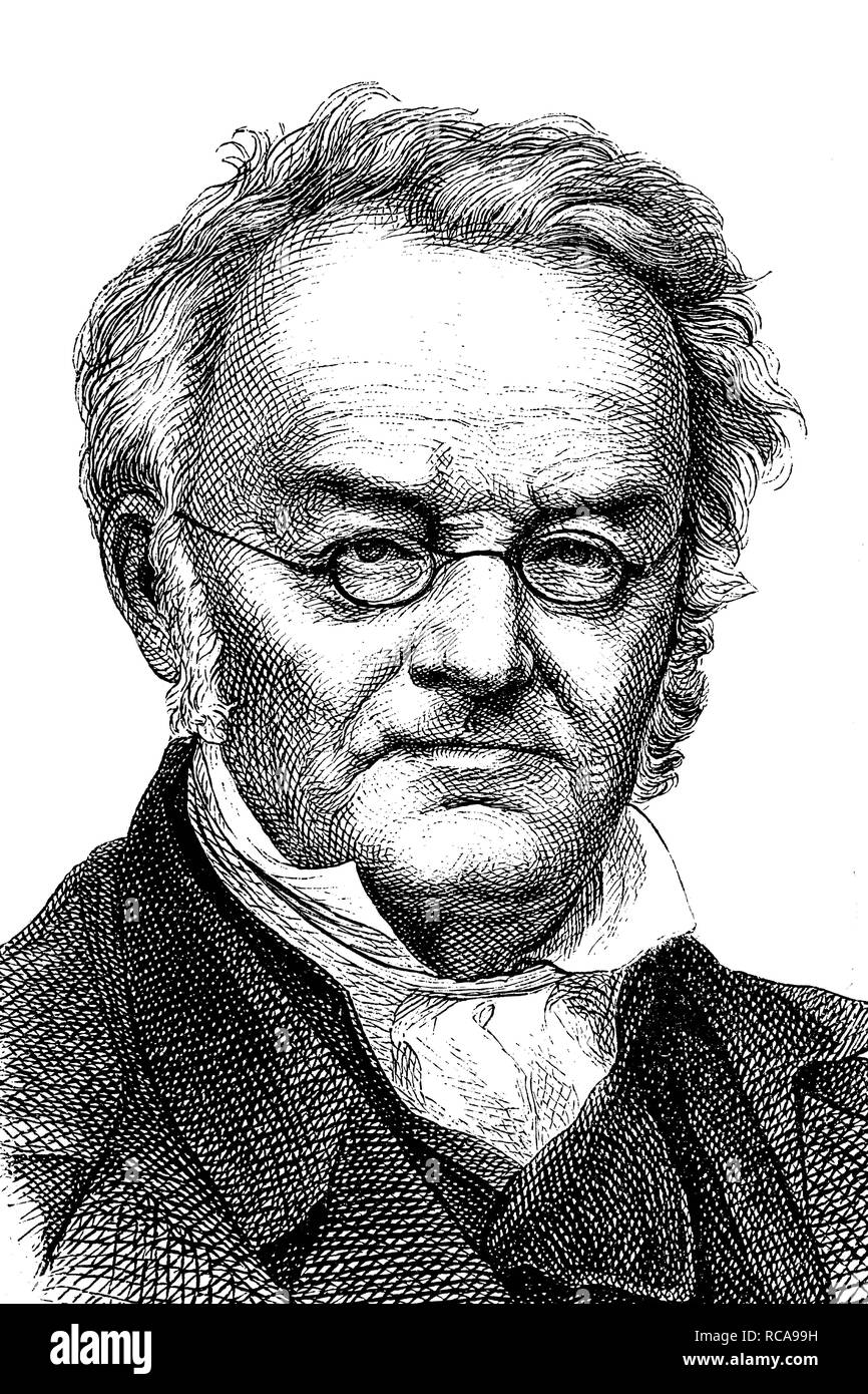 Carl Ritter, 1779-1859, considered one of the founders of scientific ...