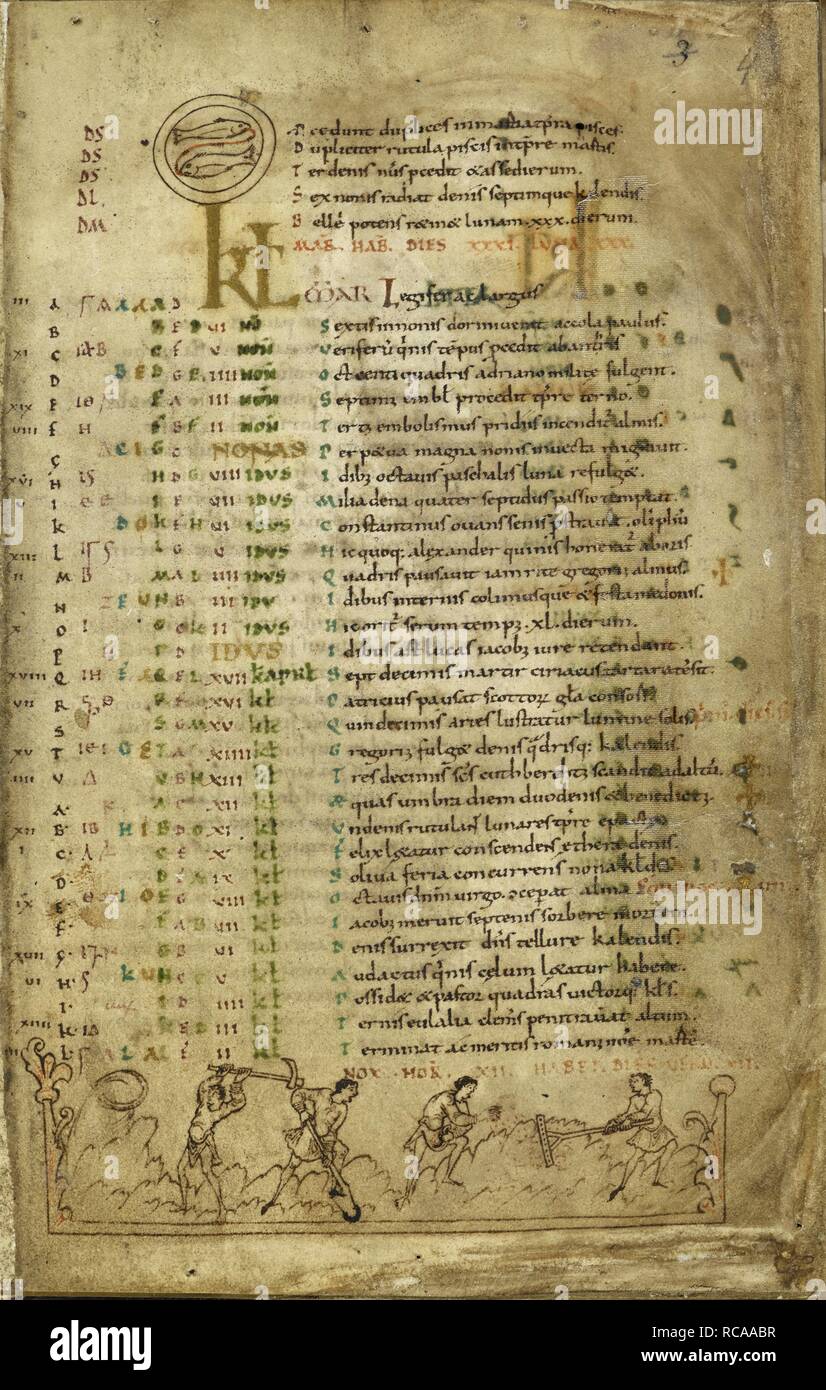 Anglo saxon calendar hi-res stock photography and images - Alamy