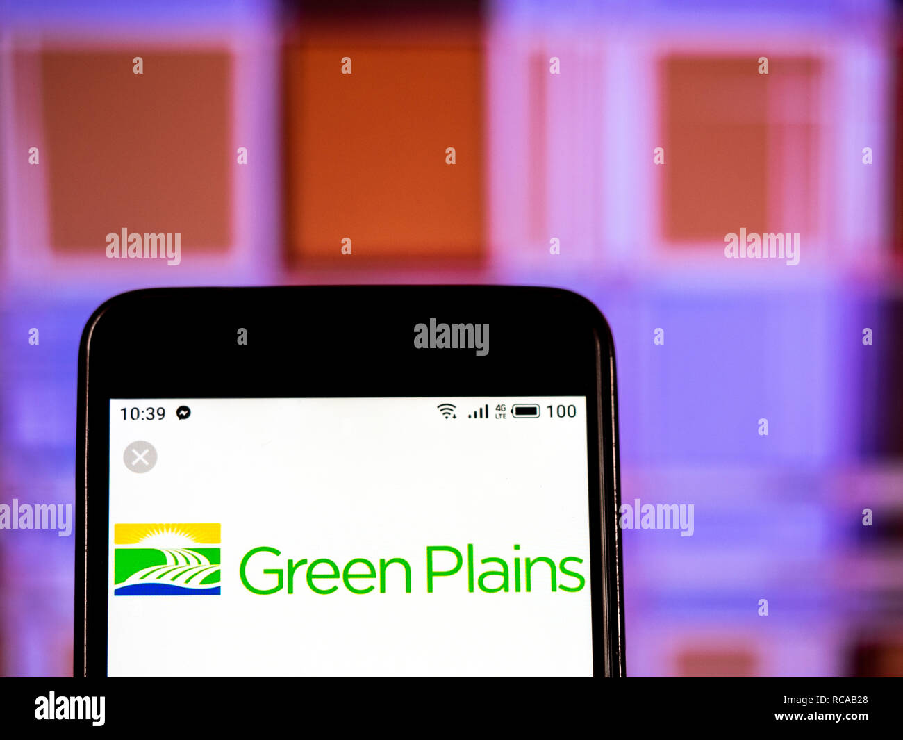 Green plains logo hi-res stock photography and images - Alamy