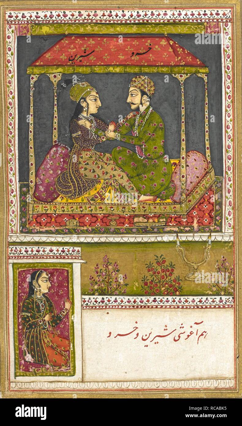 Mughal painting lovers hi-res stock photography and images - Alamy