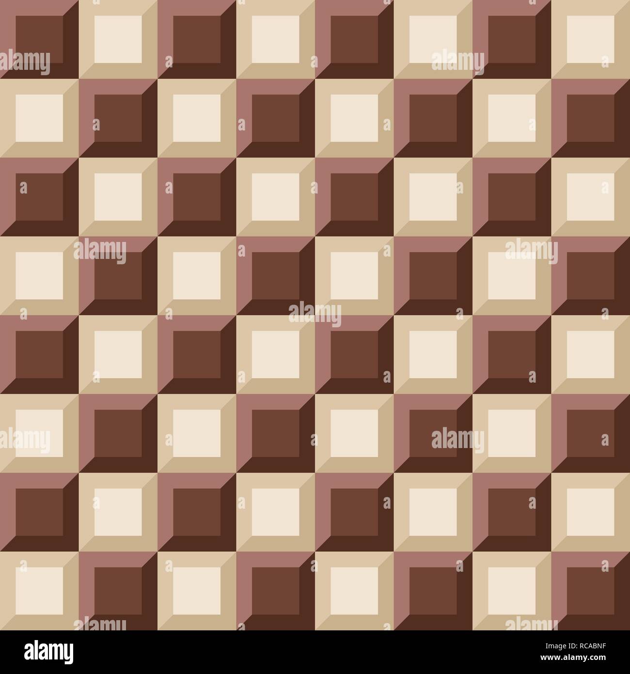 Seamless pattern of brown and white chocolate bars. Stylish texture ...