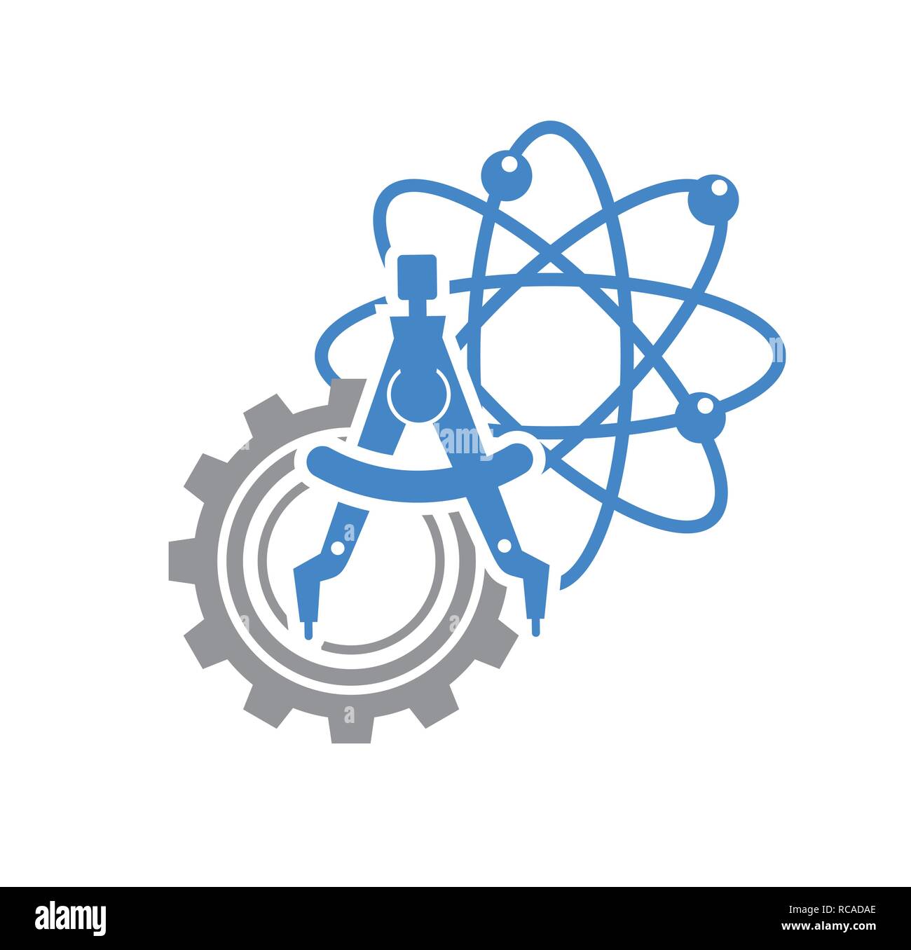 Engineering icon on white background for graphic and web design, Modern ...