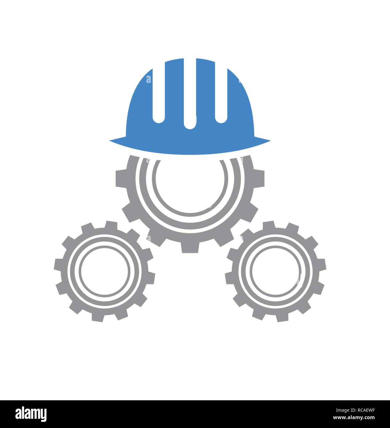 Engineering icon on white background for graphic and web design, Modern ...