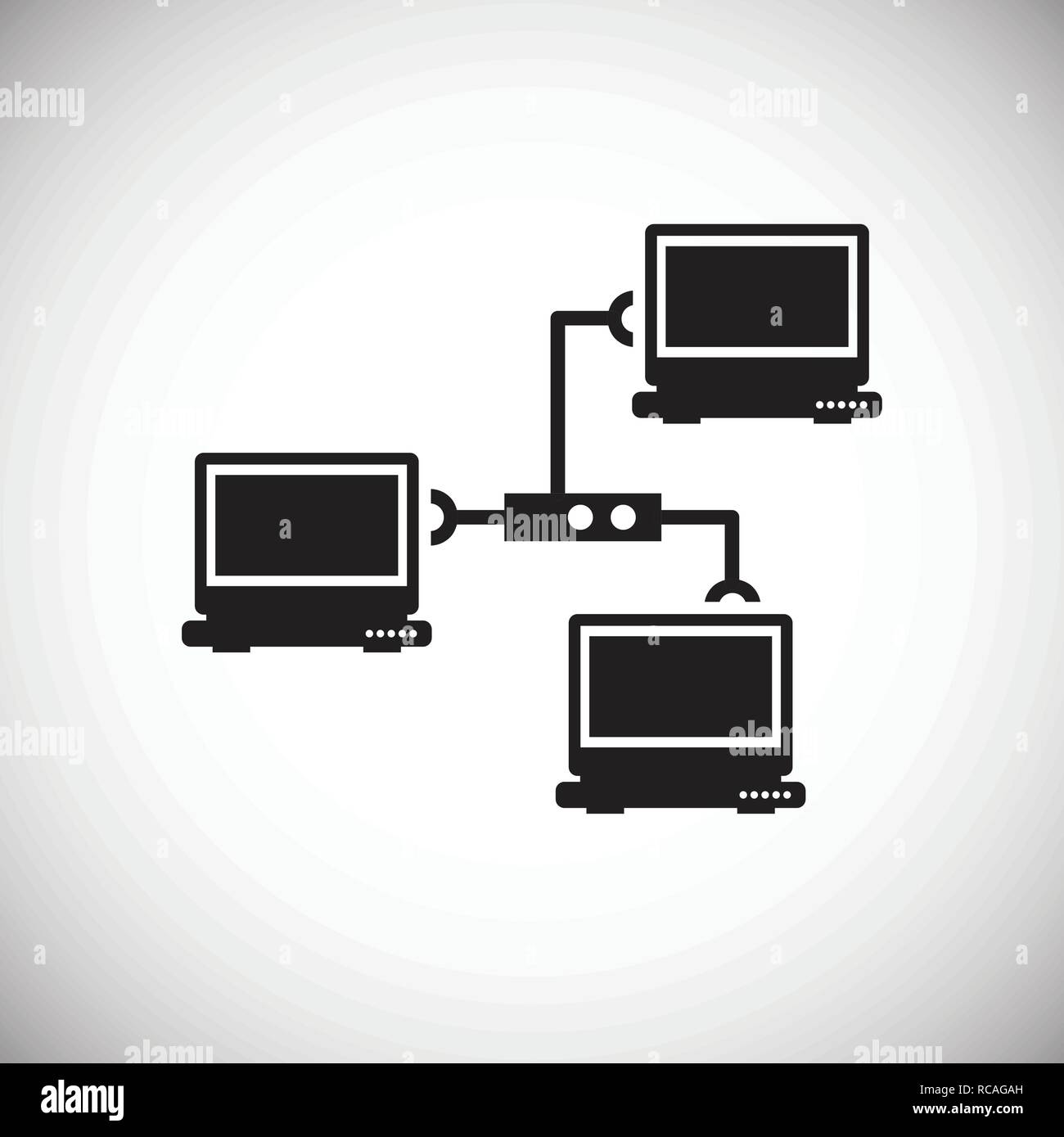 IT engineering icon on white background for graphic and web design ...
