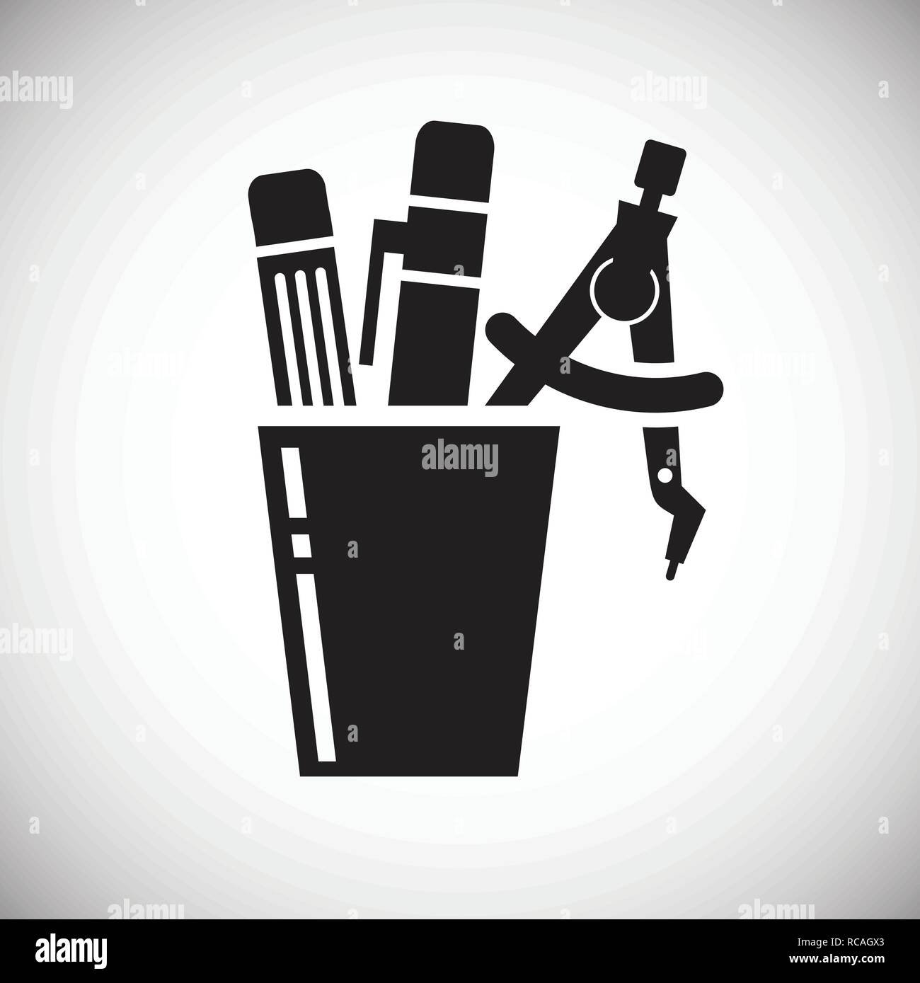 Engineering icon on white background for graphic and web design, Modern ...