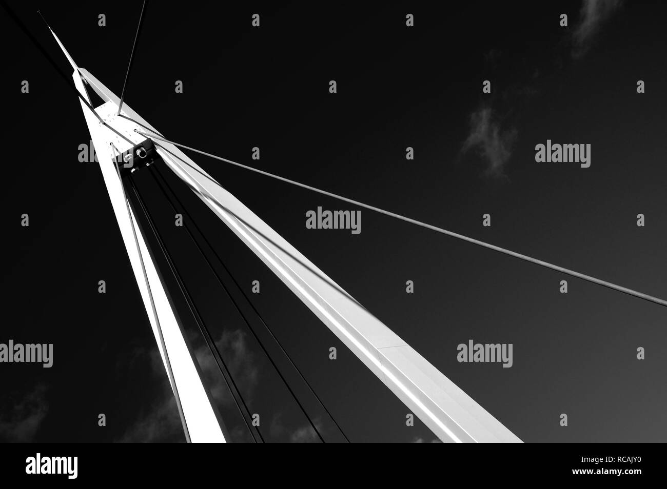 Highway bridge clear view Black and White Stock Photos & Images - Alamy