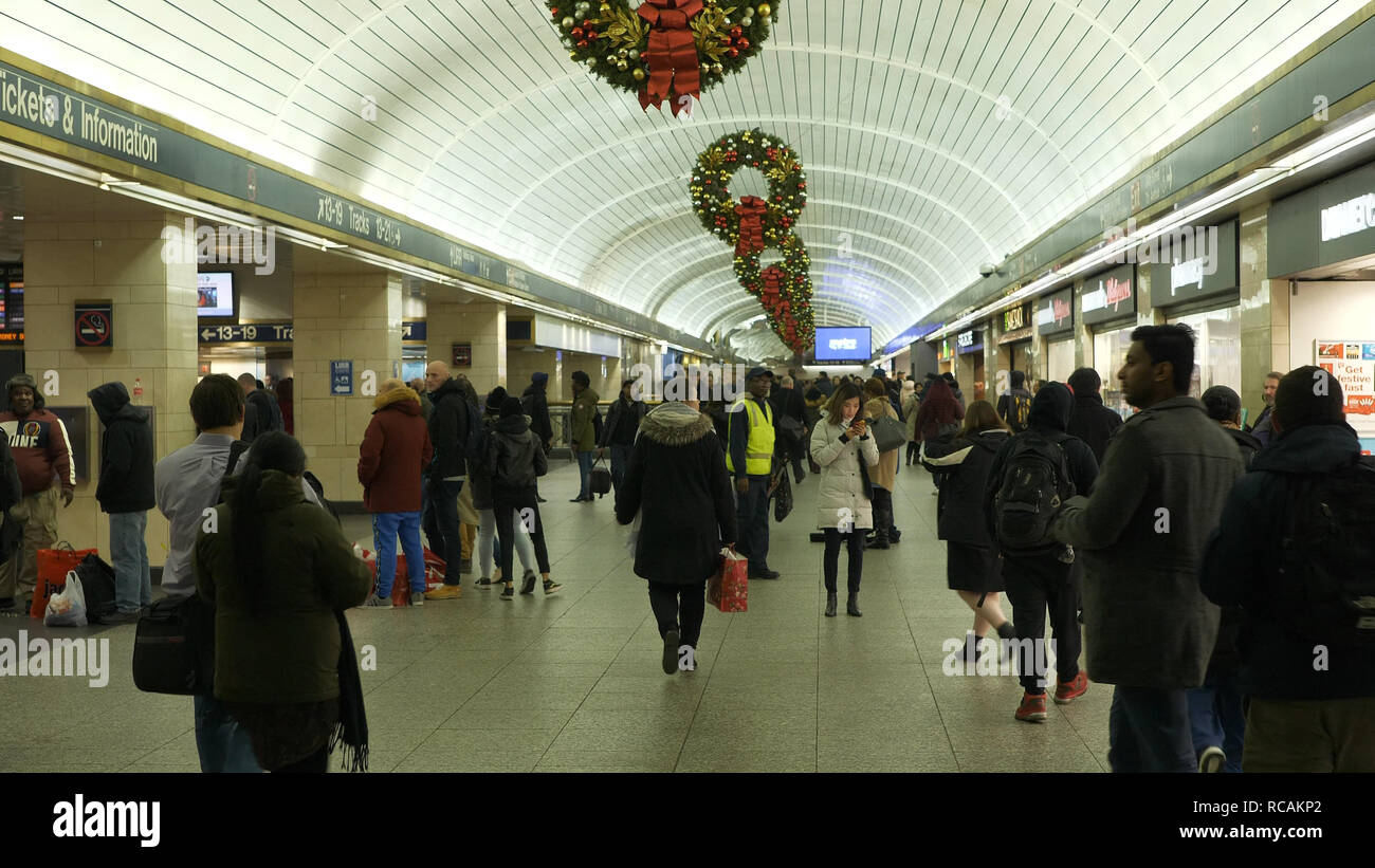 Long Island Rail Road station LIRR in Manhattan - NEW YORK / USA ...