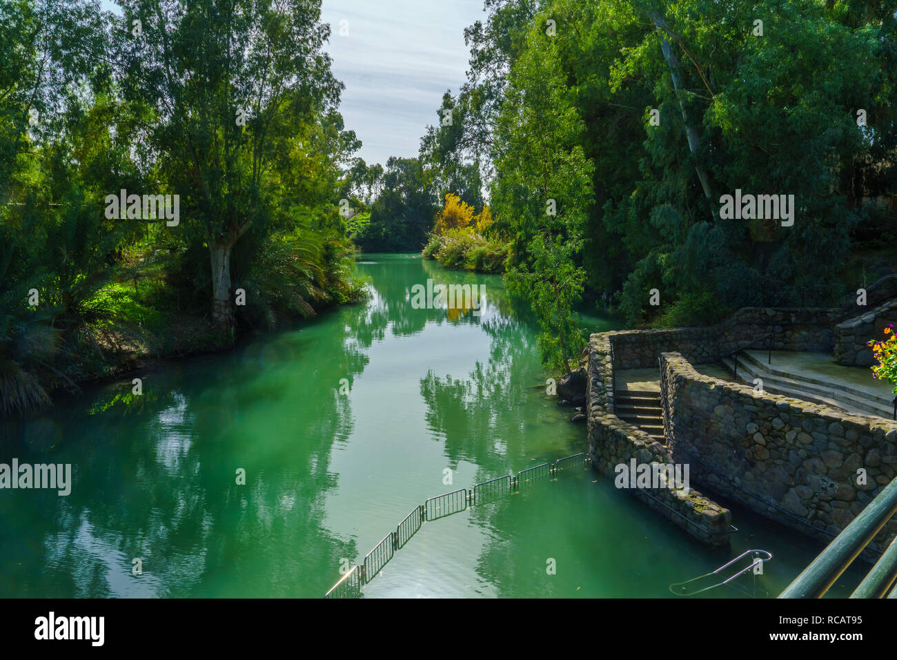 Yardenit baptismal site jordan river hi-res stock photography and ...