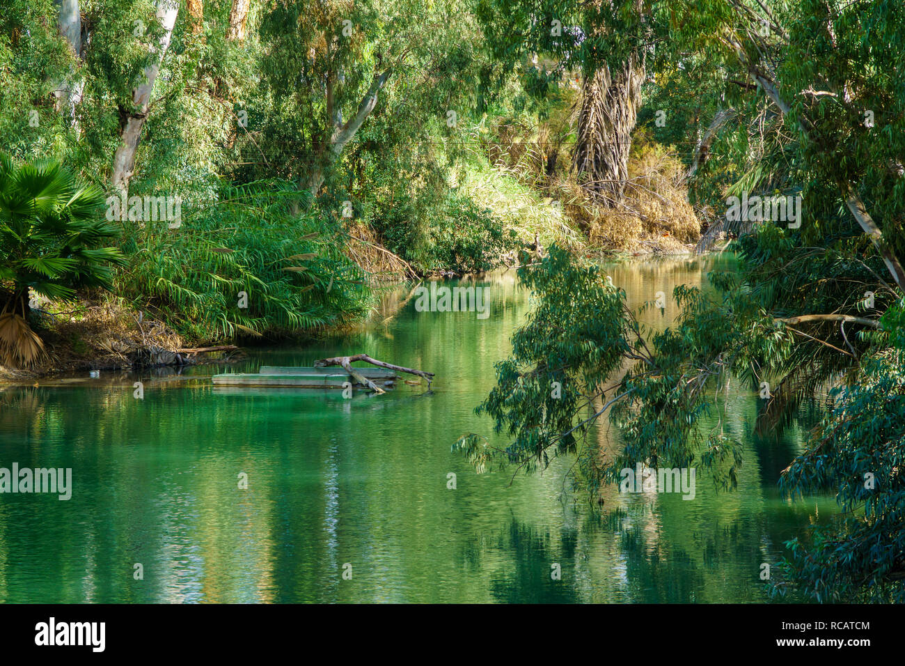 Jordan river baptism site israel hi-res stock photography and images ...