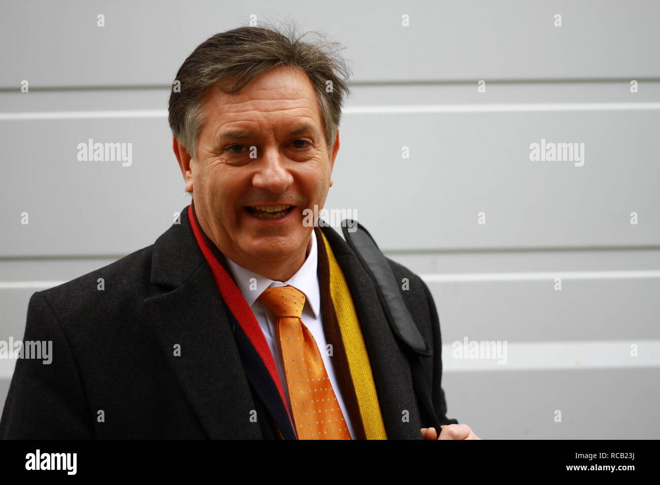 Simon McCoy in Westminster, London, UK. On 14th January 2019. Mr. McCoy ...