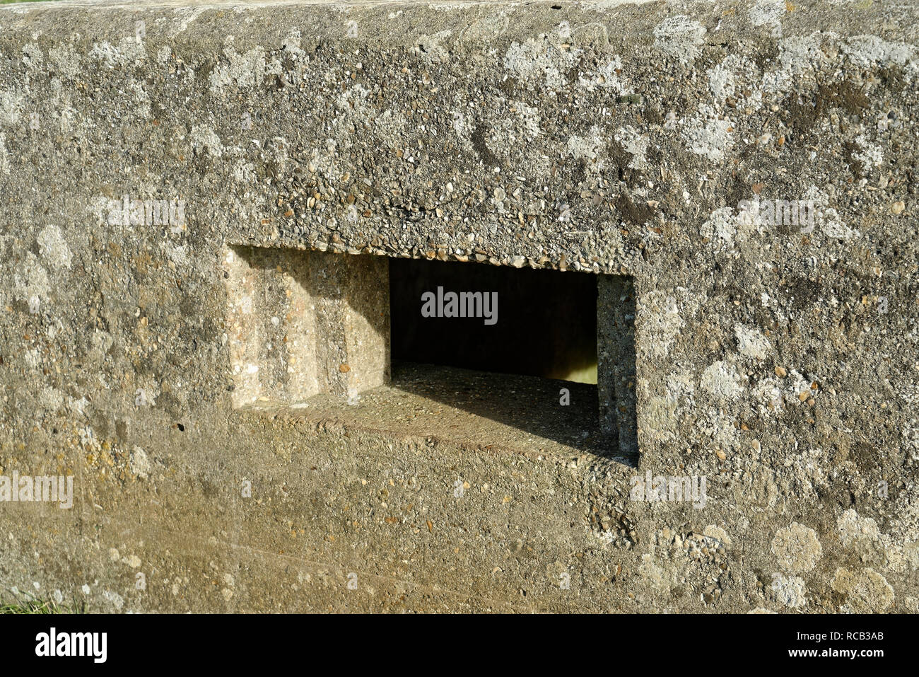 Type 26 square pillbox built in the Second World War as part of the UK ...