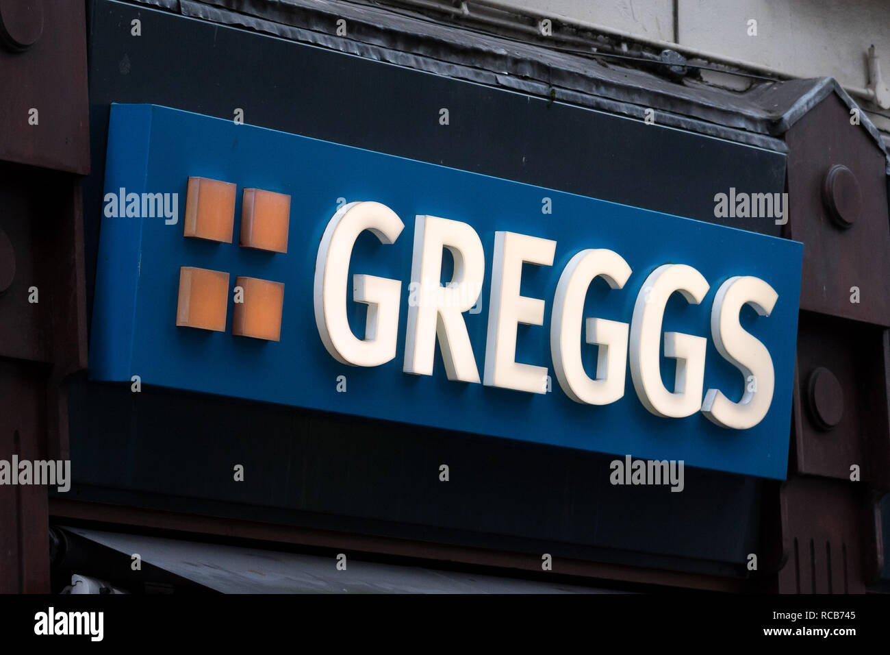 A greggs logo hi-res stock photography and images - Alamy