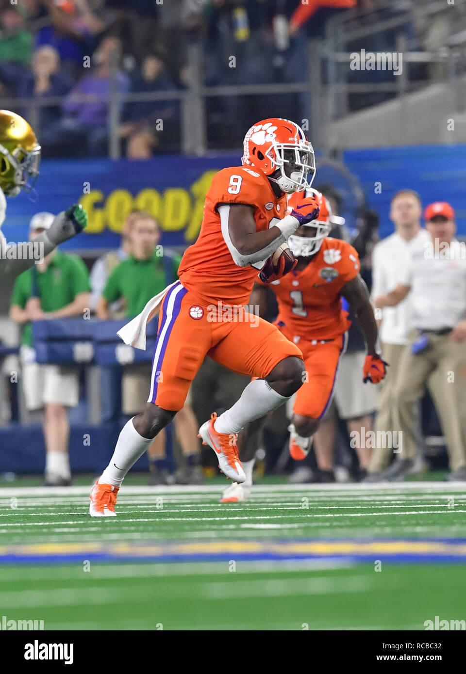 December 29, 2018 Arlington, TX...Clemson running back, Travis Etienne ...