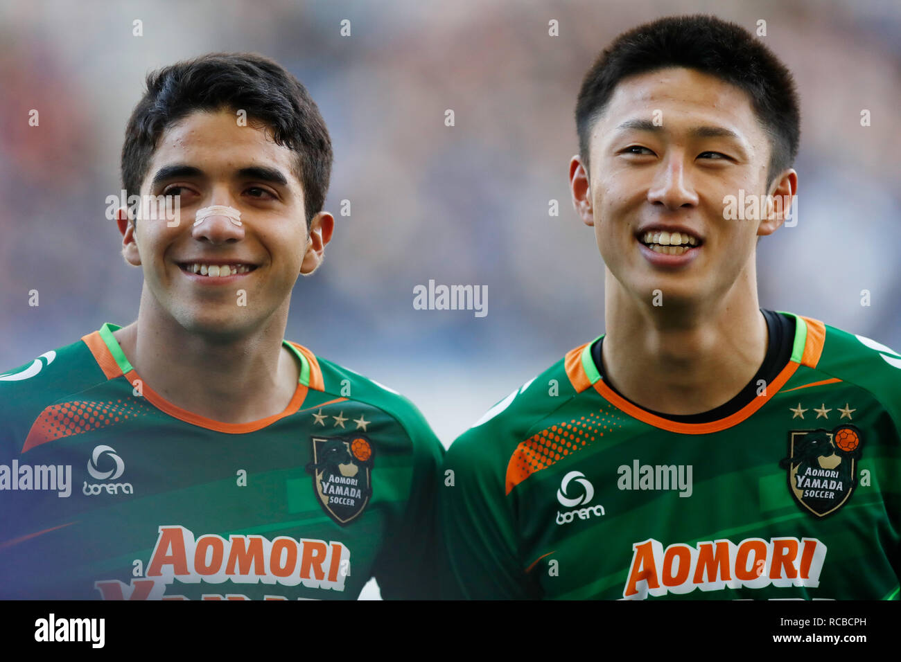 Saitama, Japan. 14th Jan, 2019. (L to R) Vasquez Byron, Ä Riku Danzaki ...