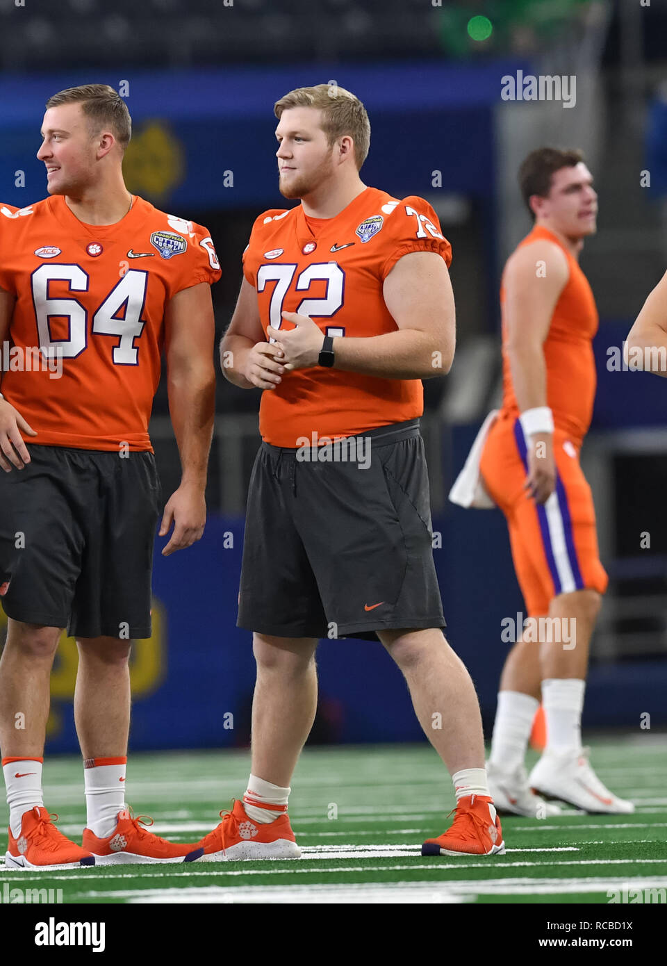 Arlington, TX, USA. 29th Dec, 2018. Clemson lineman, Blake Vinson (72 ...