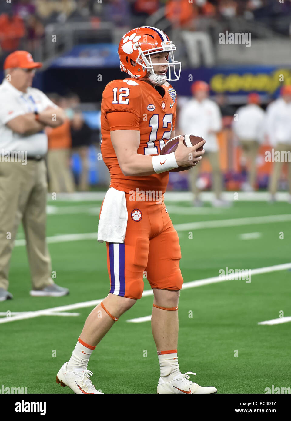 Arlington, TX, USA. 29th Dec, 2018. Clemson quarterback, Ben Batson (12 ...