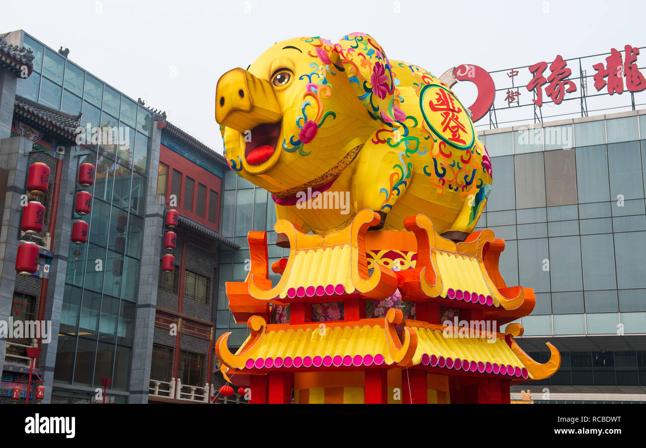 Shenyan, Shenyan, China. 15th Jan, 2019. Shenyang, CHINA-The lantern fair is held in Shenyang ...