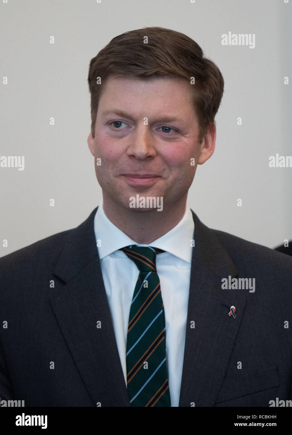Wiesbaden, Germany. 15th Jan, 2019. Stefan Heck, future State Secretary ...