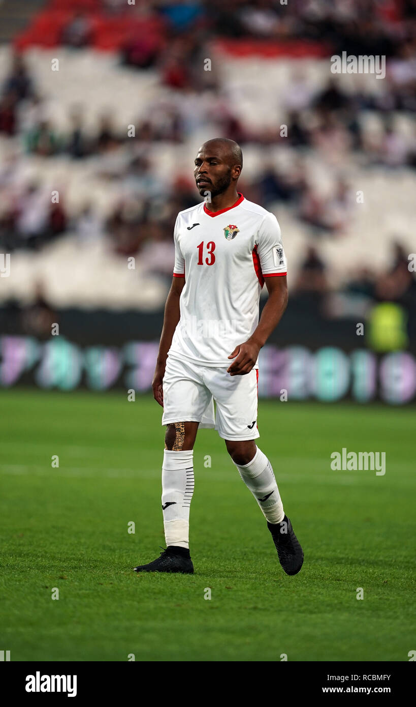 January 15, 2019 : Khalil Bani Attiah of Jordan during Palestine v ...