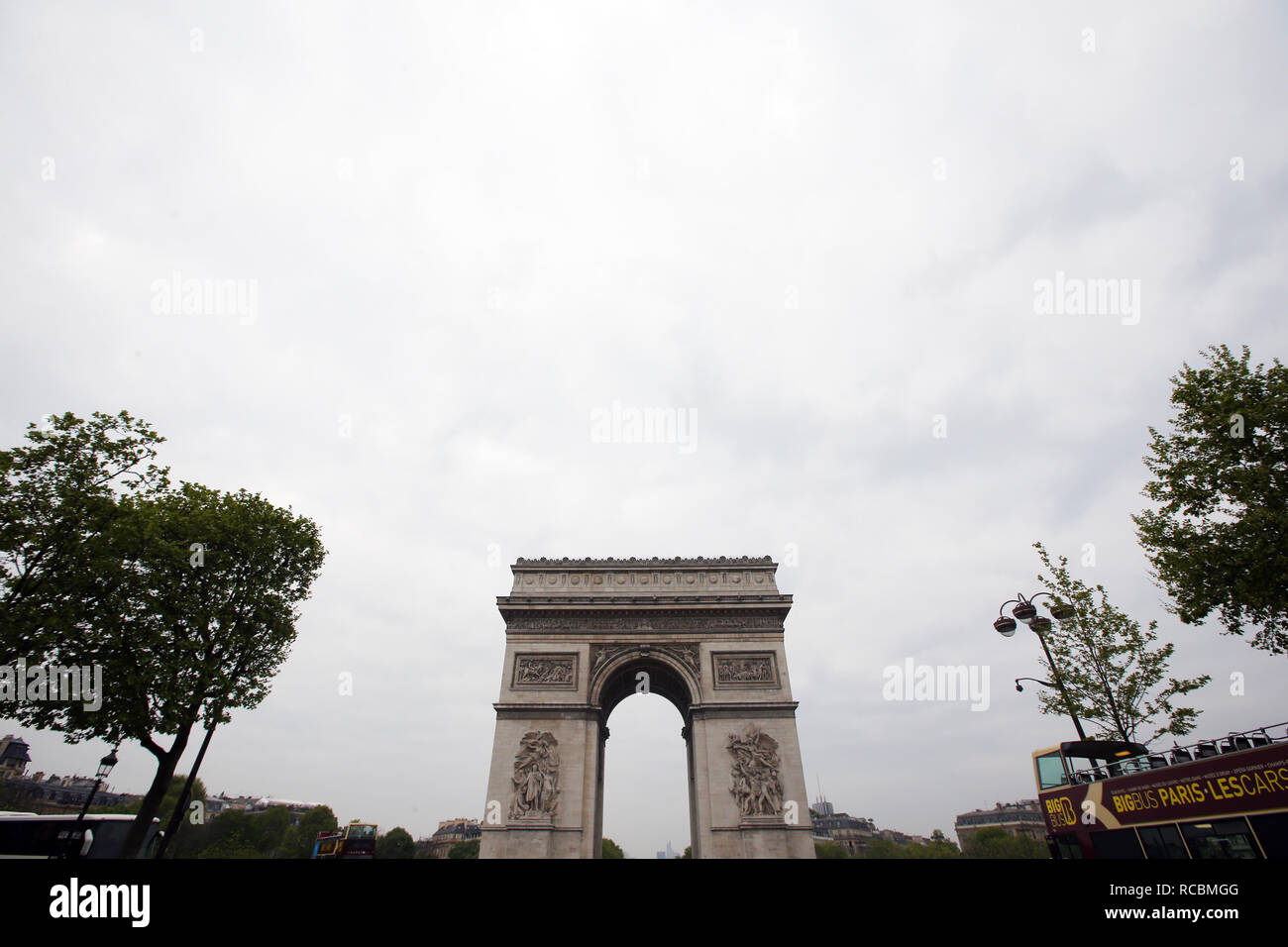 January 15, 2019 - Paris, Paris, China - The Arc de Triomphe is one of ...
