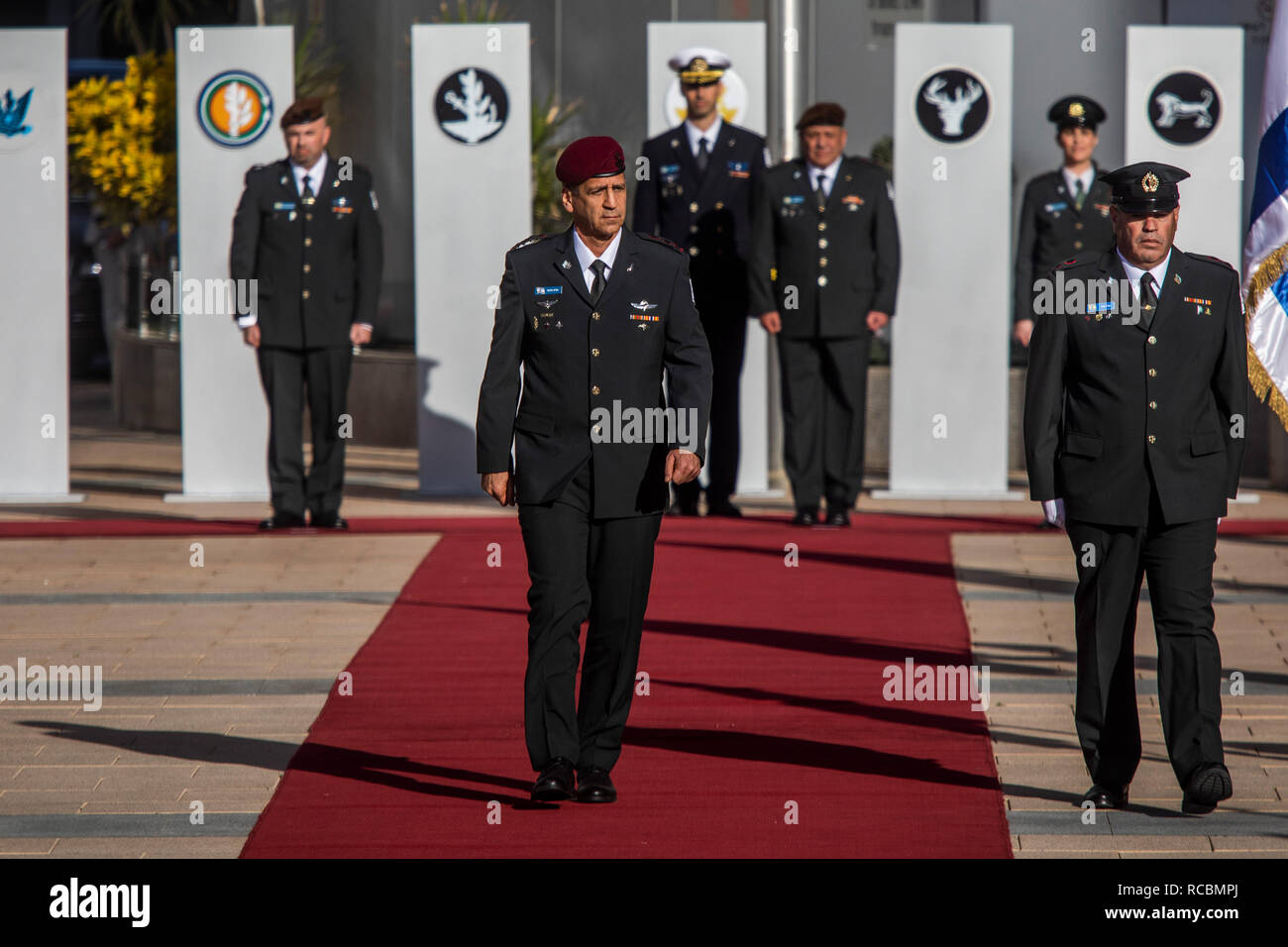 Tel Aviv, Israel. 15th Jan, 2019. New Chief of General Staff of the ...